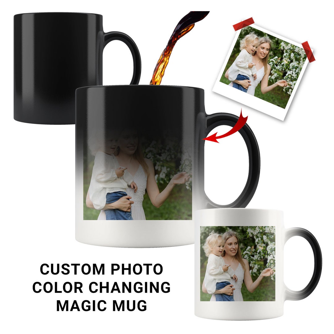 Custom Photo Magic Mug Personalized Color Changing Mug Heat - Etsy