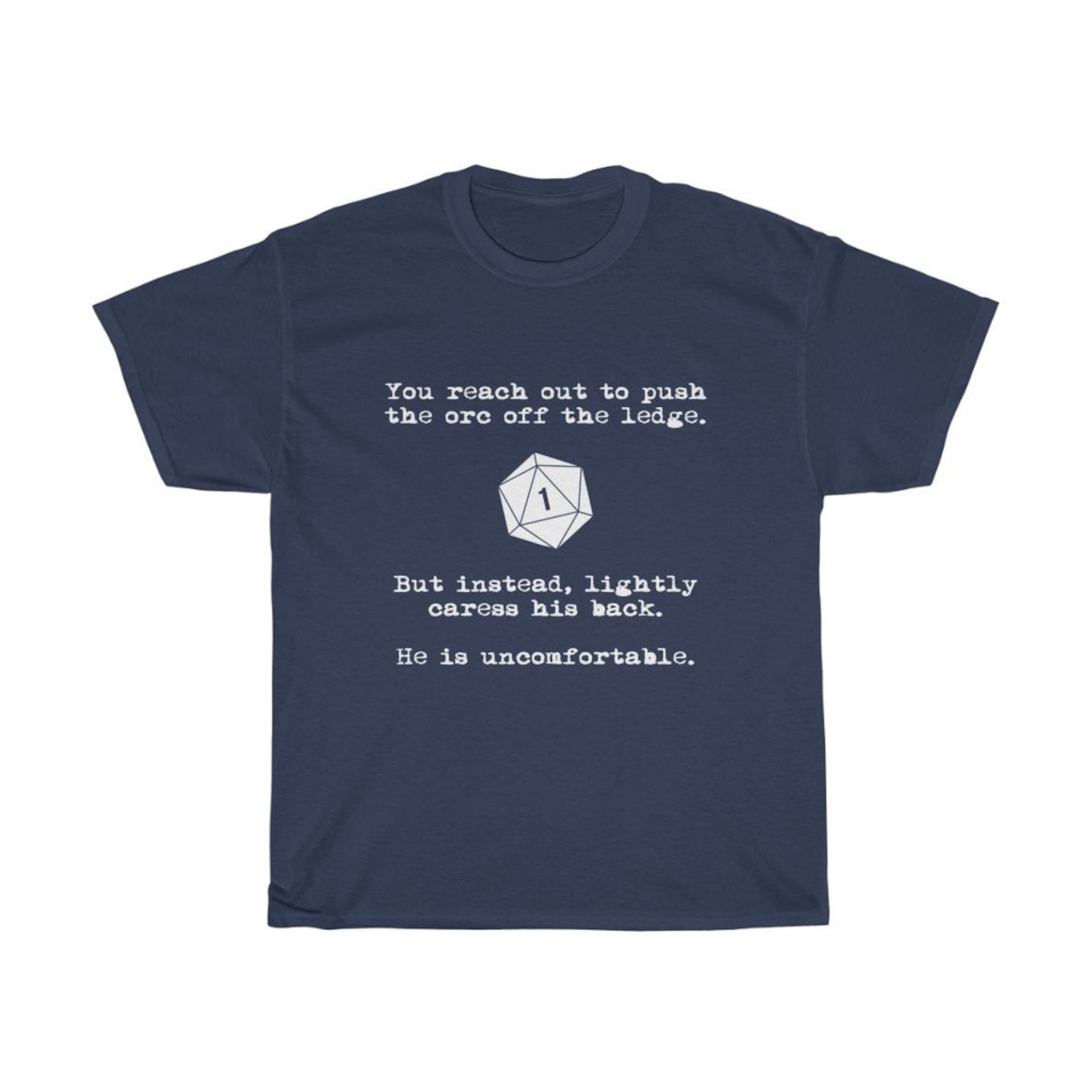 D20 Dice T-shirt, D&D Gaming Tee, Dungeons and Dragons Gamer Tshirt ...