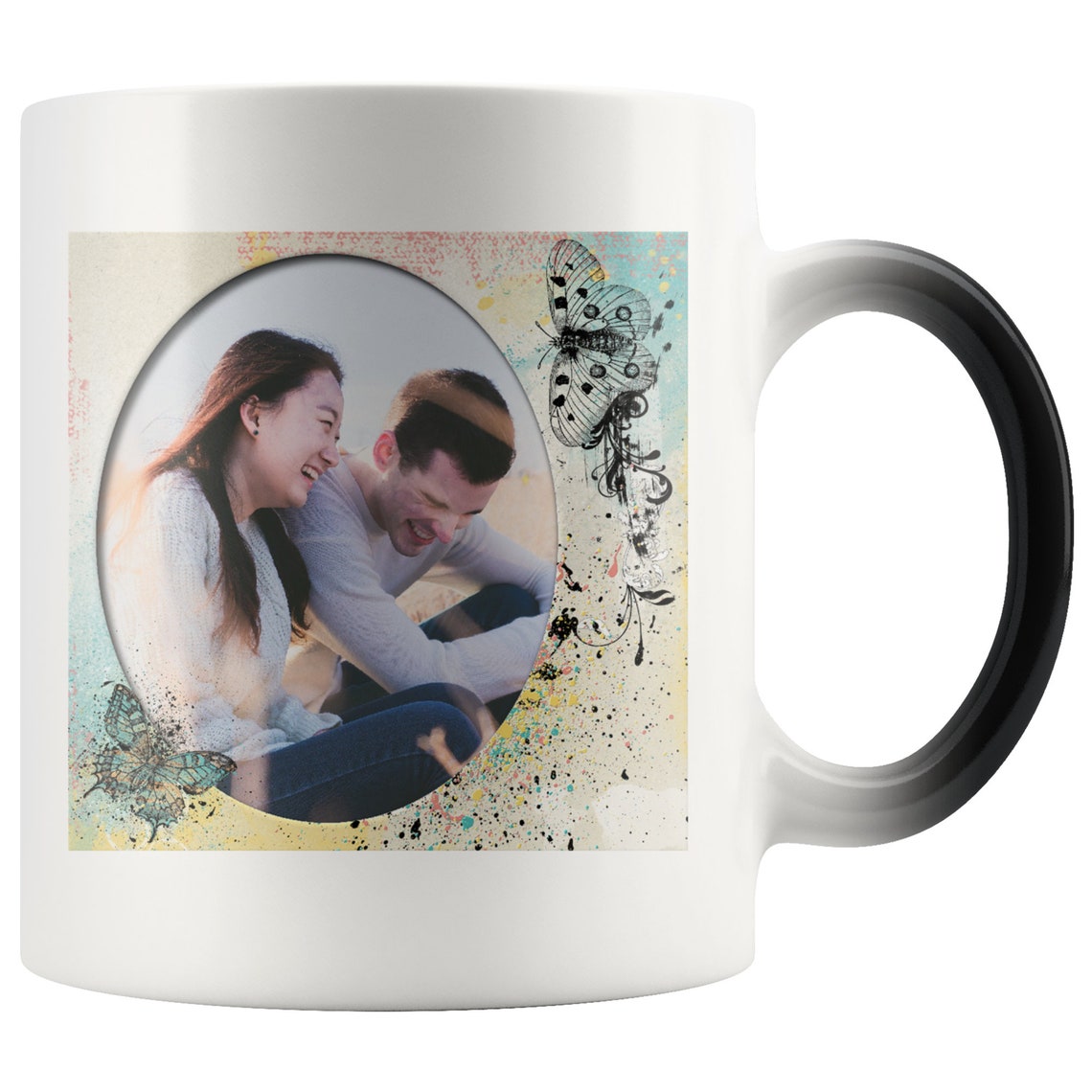 Custom Color Changing Mug With Picture Magic Heat Change Mug | Etsy