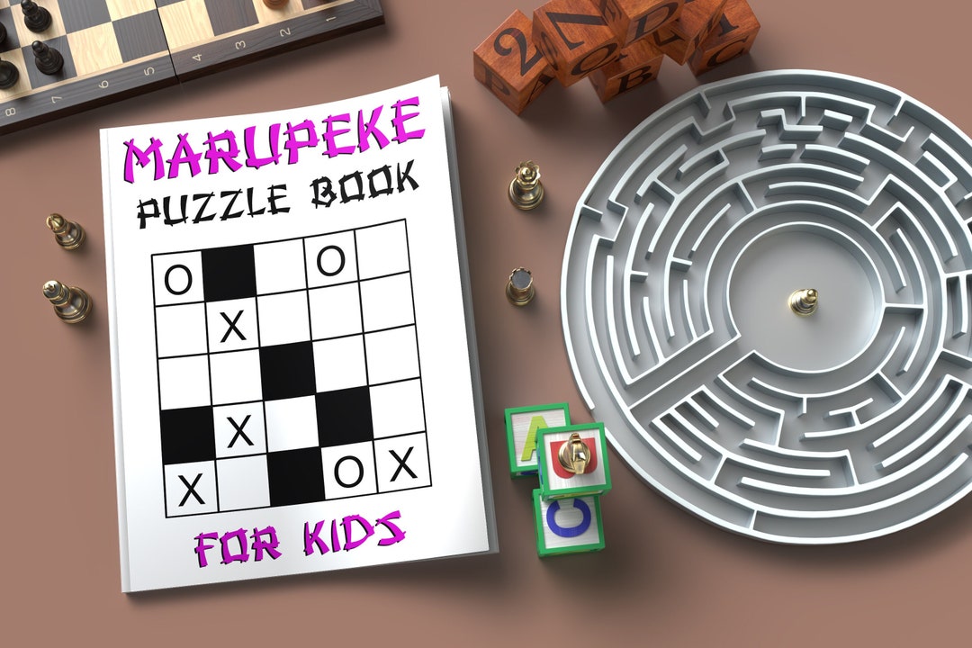 Digital Download 200 Marupeke Puzzles for Kids, Printable Japanese Tic ...