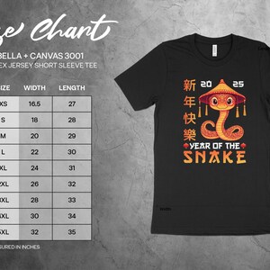 Year of the Snake T-shirt, Chinese New Year 2025 Tee, Cute Snake Design ...