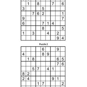 Sudoku and Word Search Puzzle Books for Kids, Digital Download 150 ...