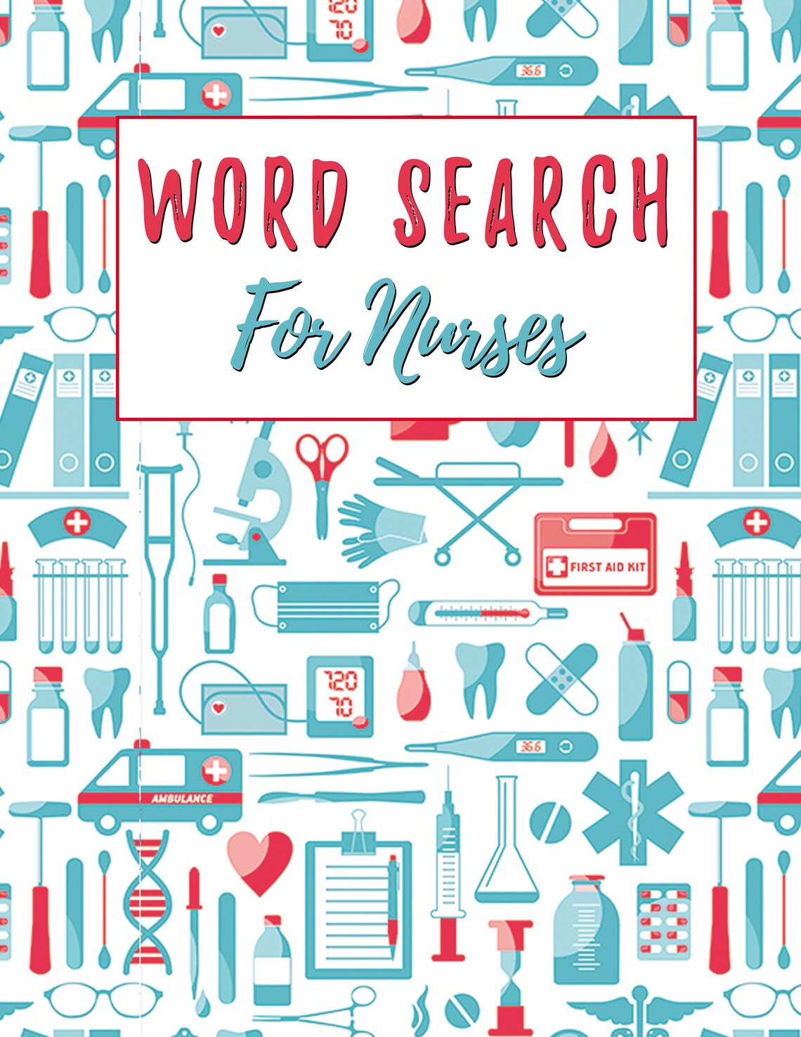 100 Word Search Puzzles for Nurses With Solutions Digital - Etsy