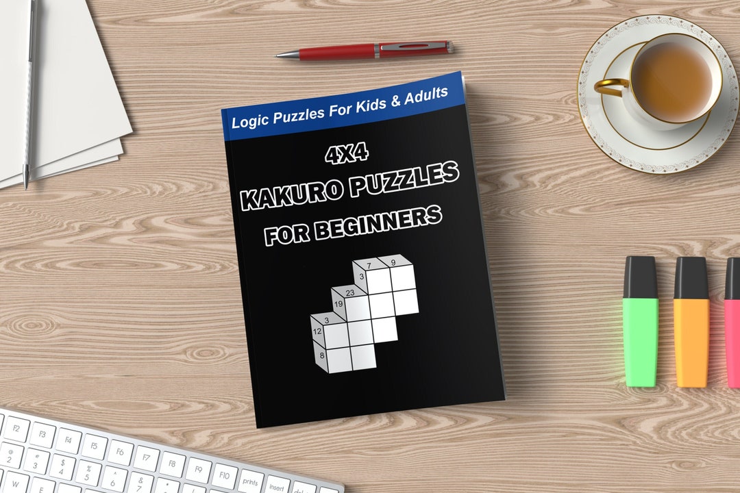 Digital Download Kakuro Puzzles for Beginners, 180 Math Logic Puzzles ...