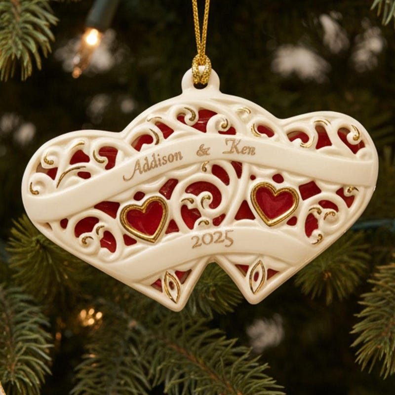 Engraved Red Ornaments - Etsy