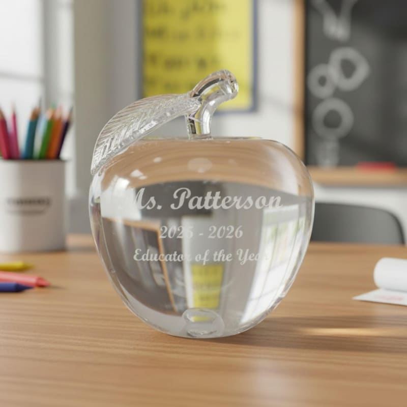 Apple Paperweight Glass - Etsy
