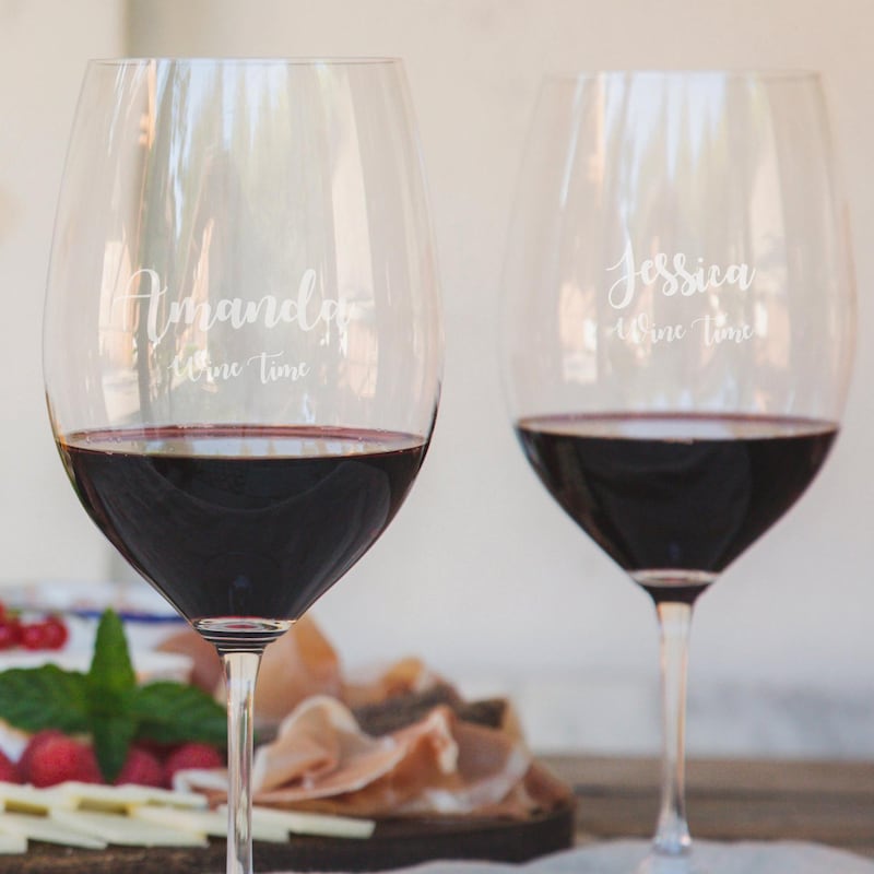 Bordeaux Custom Wine Glass - Etsy