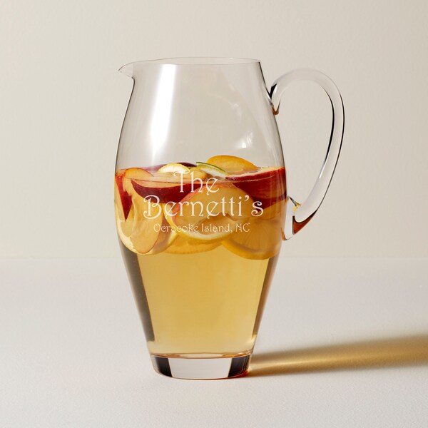 Glass Pitcher - Etsy