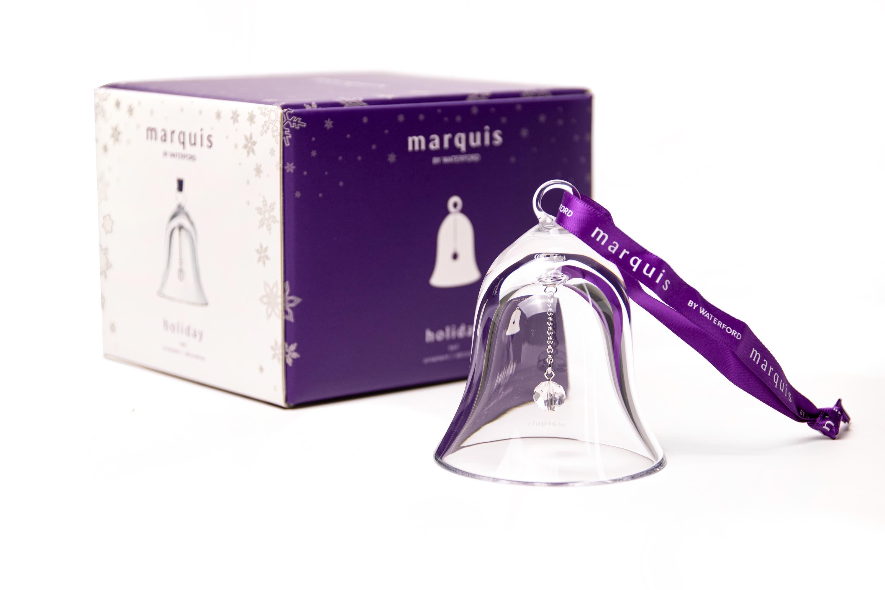 Marquis by Waterford Personalized 2026 Holiday Bell Ornament, Custom ...