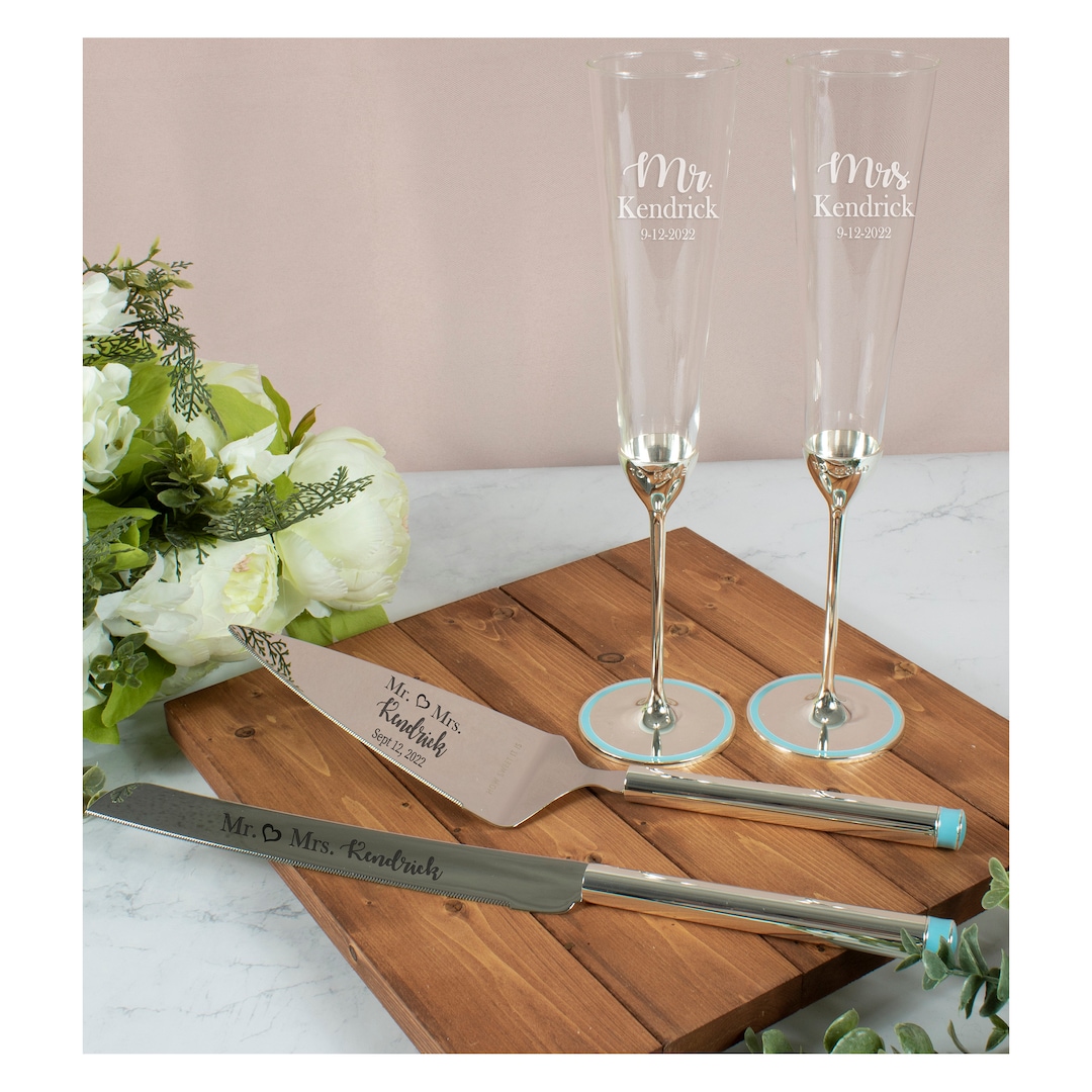Kate Spade Take the Cake Personalized Wedding Bundle With Engraved ...