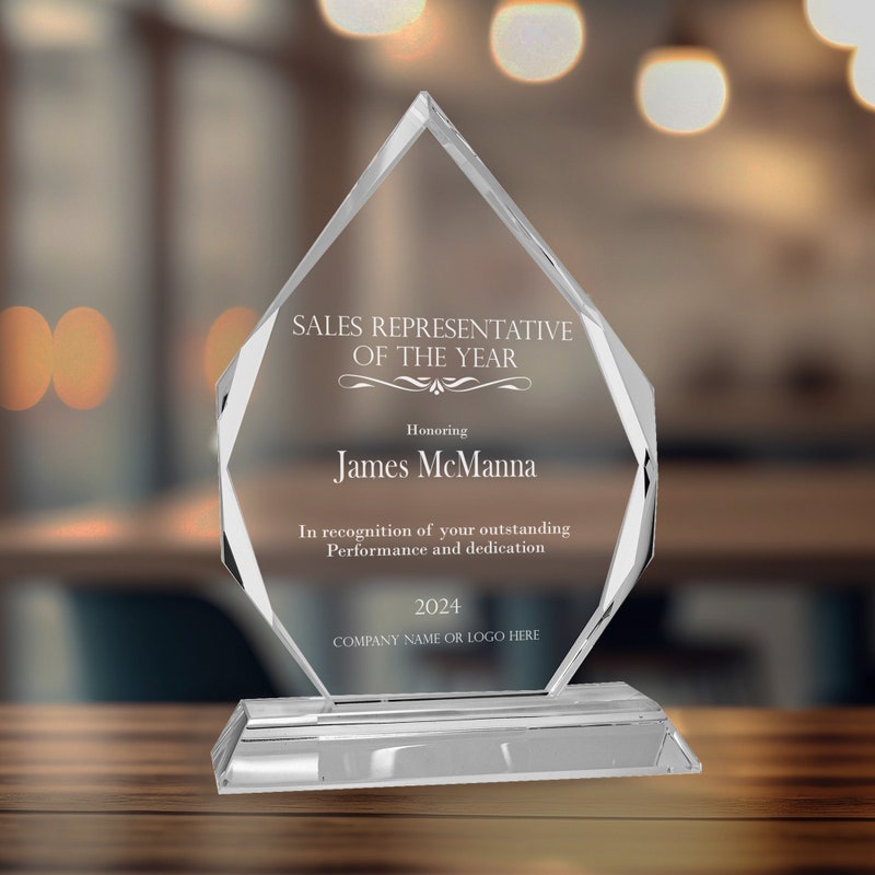 Personalized Crystal Plaques - Etsy