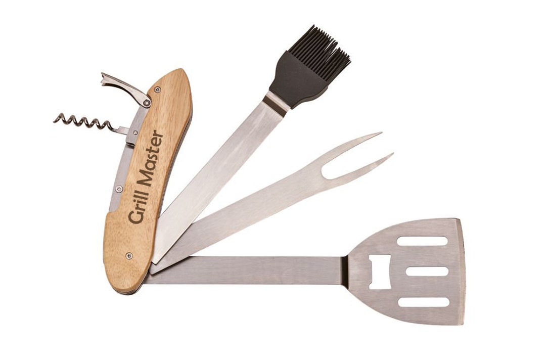 Personalized Folding BBQ Tool Set / Custom Engraved Grilling Tool Set ...