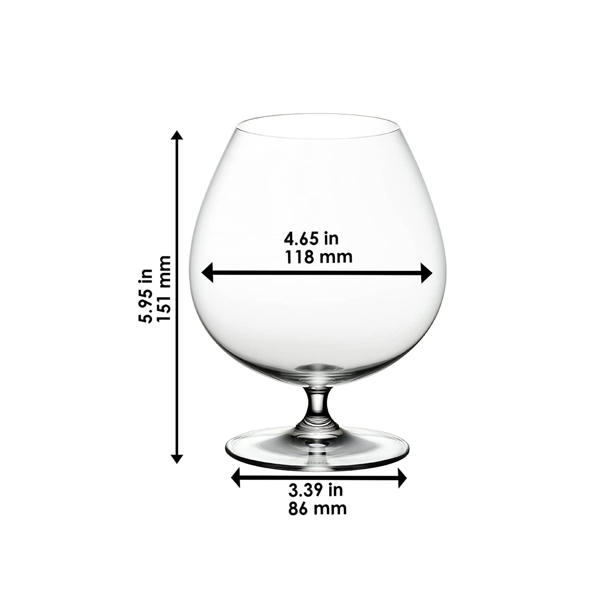 Riedel Vinum Personalized Cognac Glasses, Set of 2 Custom Engraved ...
