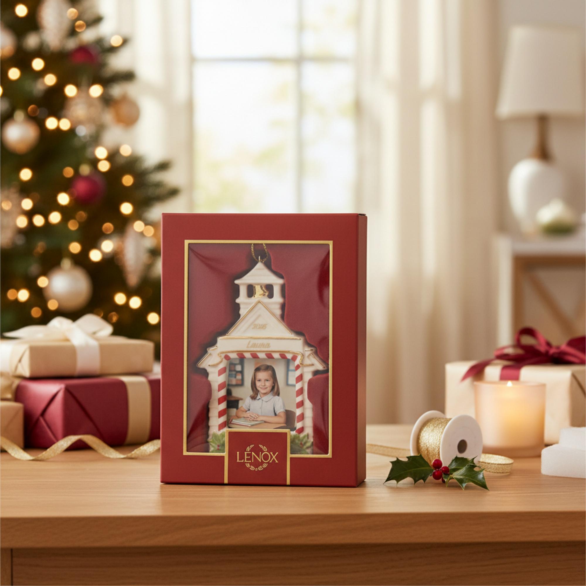 Lenox Personalized 2026 School Time Memories Ornament, Custom Engraved ...