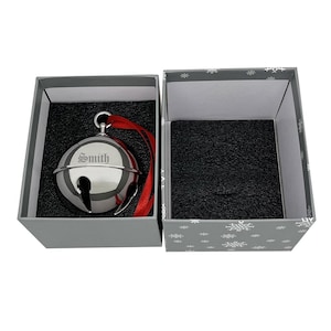 Ravanox Personalized Sleigh Bell Ornament, Custom Engraved Silver Bell ...