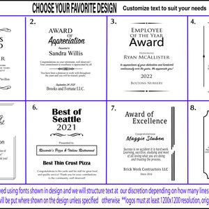 Personalized Crystal Book Award in Two Sizes / Custom Engraved Glass ...