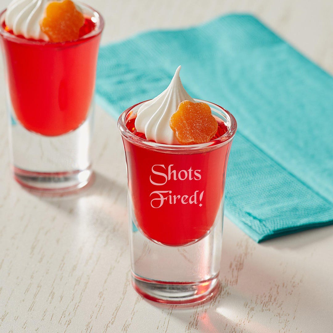 Personalized 1oz Flared Shot Glass, Custom Engraved Shot Glasses for ...