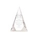 Personalized 6" X 8" Crystal Pyramid Plaque Award With Text and Logo ...