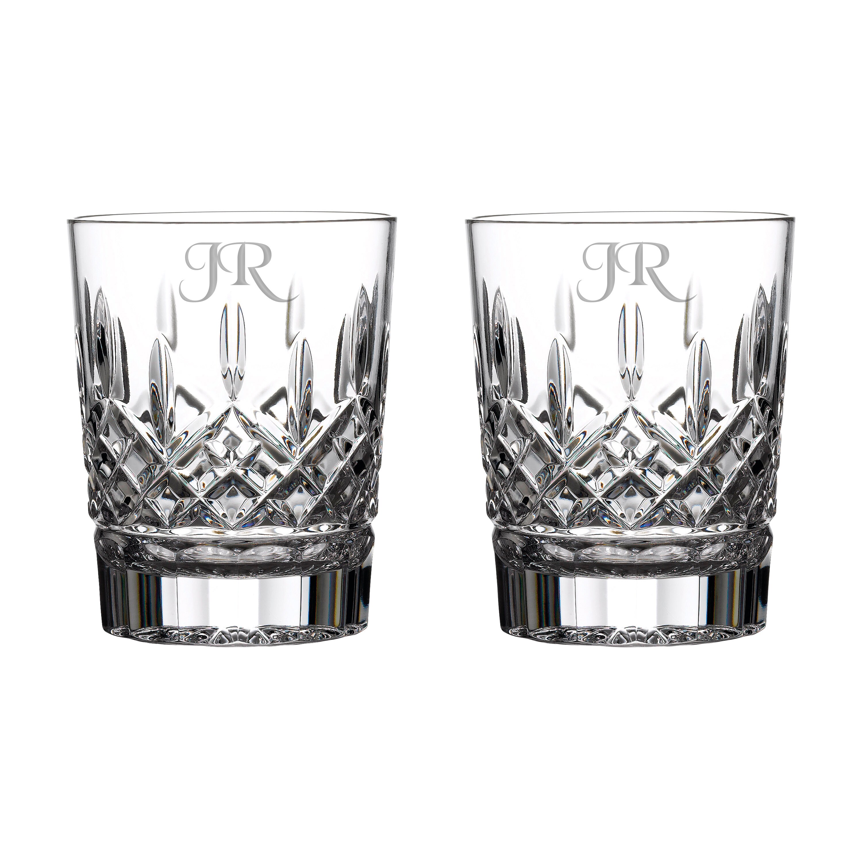 Waterford Personalized Lismore Double Old Fashioned Glasses, Set of 2 ...