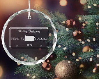 Christmas Tree License Plate - Etsy