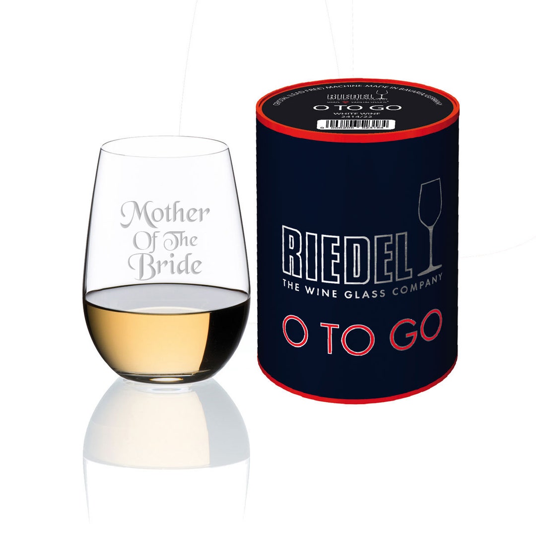 Riedel Personalized 'O To-go' Wine Tumber White Wine, Custom Engraved 12oz Stemless White Wine ...