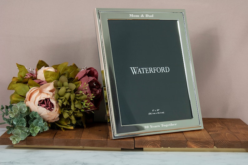 Waterford Classic Personalized 8x10 Picture Frame, Custom Engraved ...