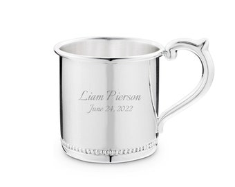 Silver Baby Cup - Etsy