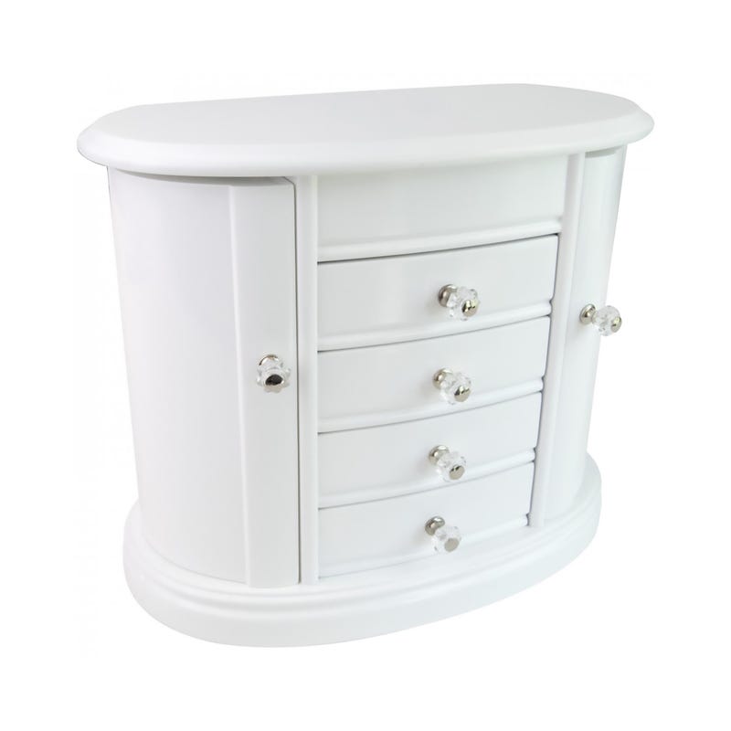 White Jewelry Box - Etsy