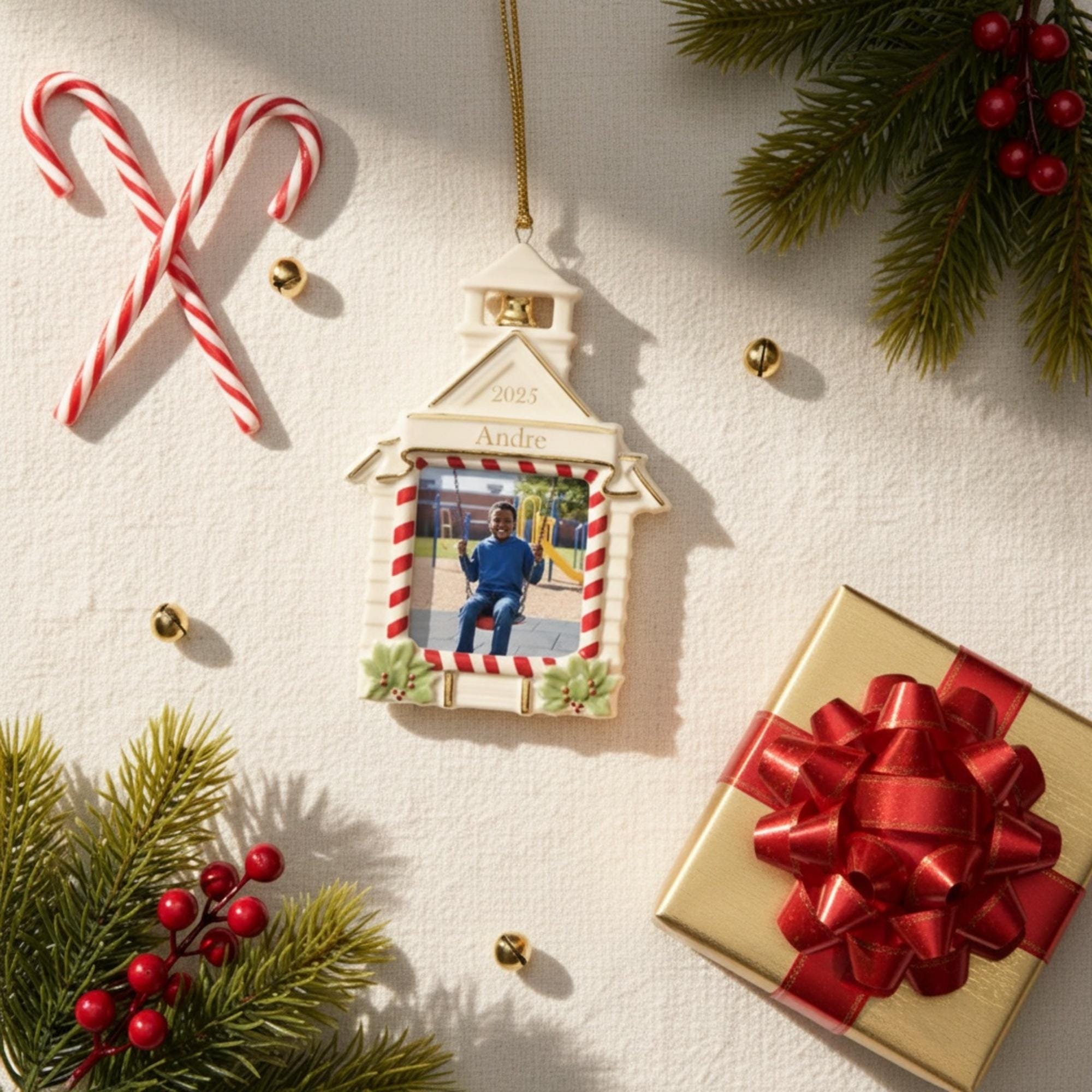 Lenox Personalized 2026 School Time Memories Ornament, Custom Engraved ...