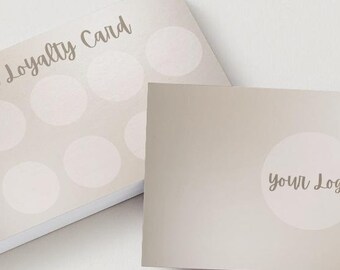 Customizable Client Loyalty Punch Card Template – Printable Digital ...