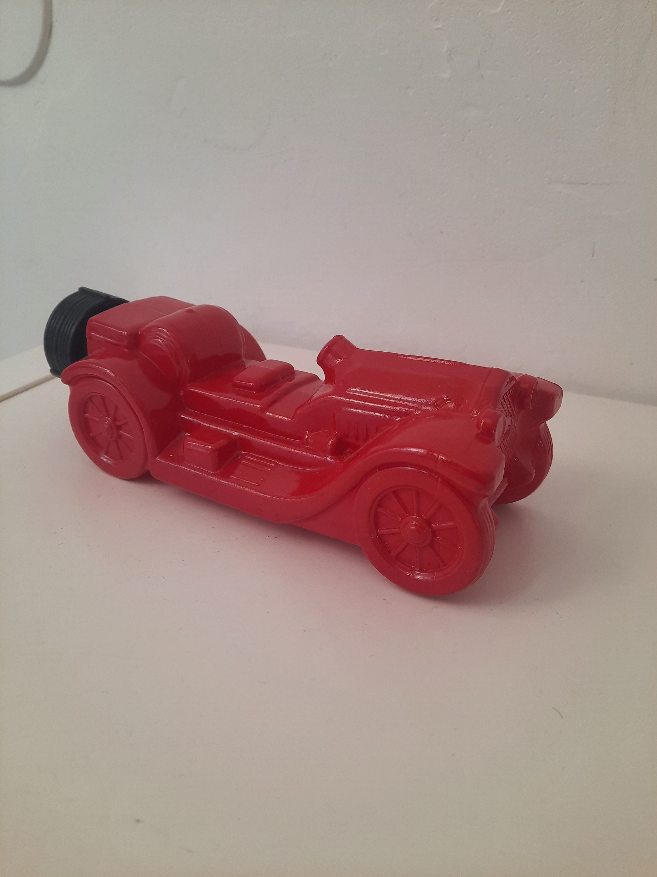 Vintage Avon Red Glass Car Bottle - Etsy