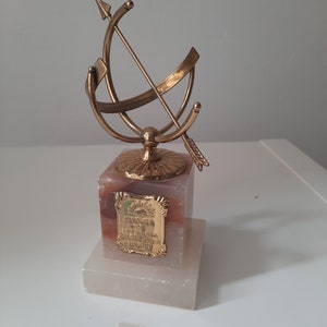 Onemid Century Modern Solid Brass Heavy Gnomon Shadow Clock on ...