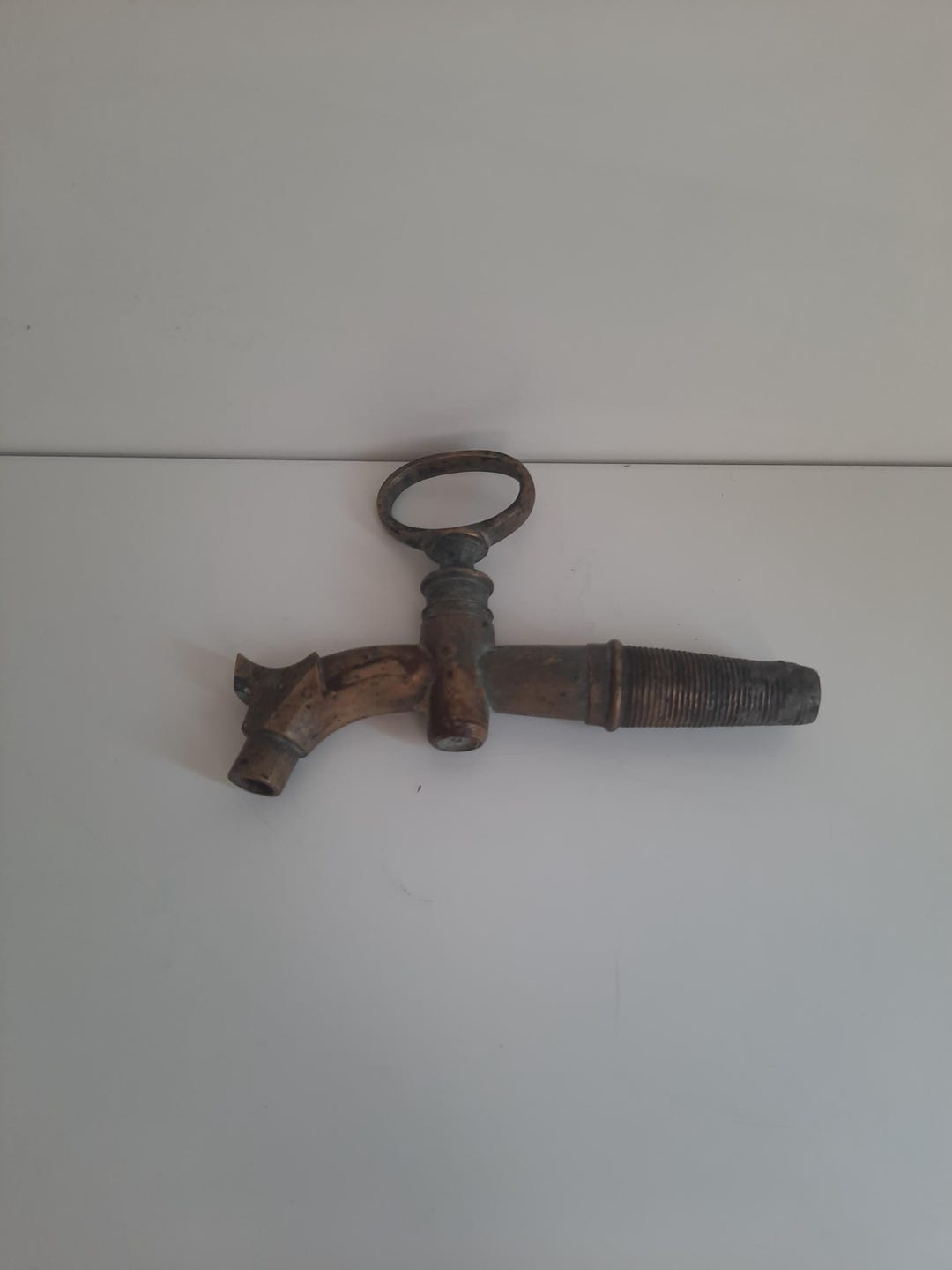 Antique Brass Wine Barrel Tap / Brass Wine Barrel Faucet / Bar Decor ...