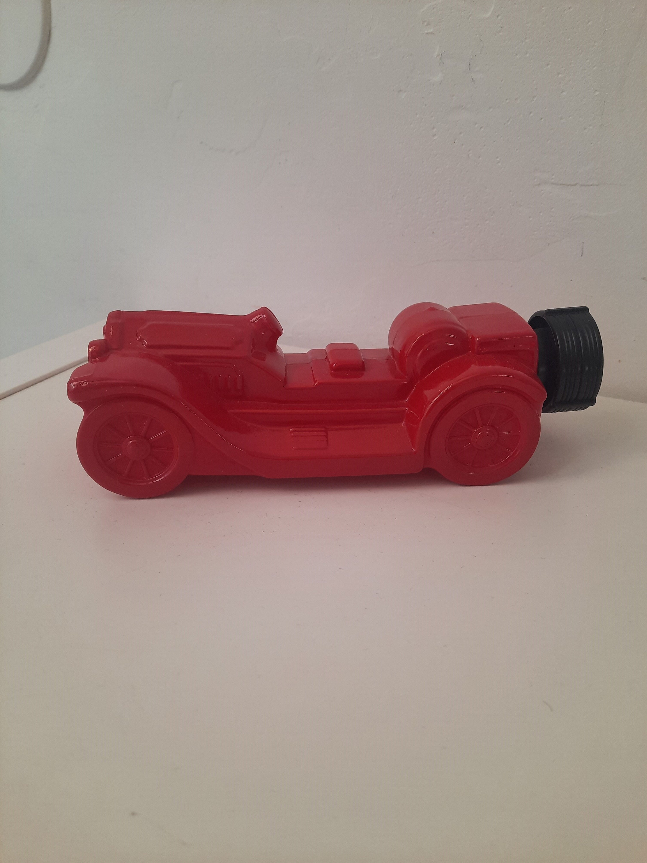 Vintage Avon Red Glass Car Bottle - Etsy