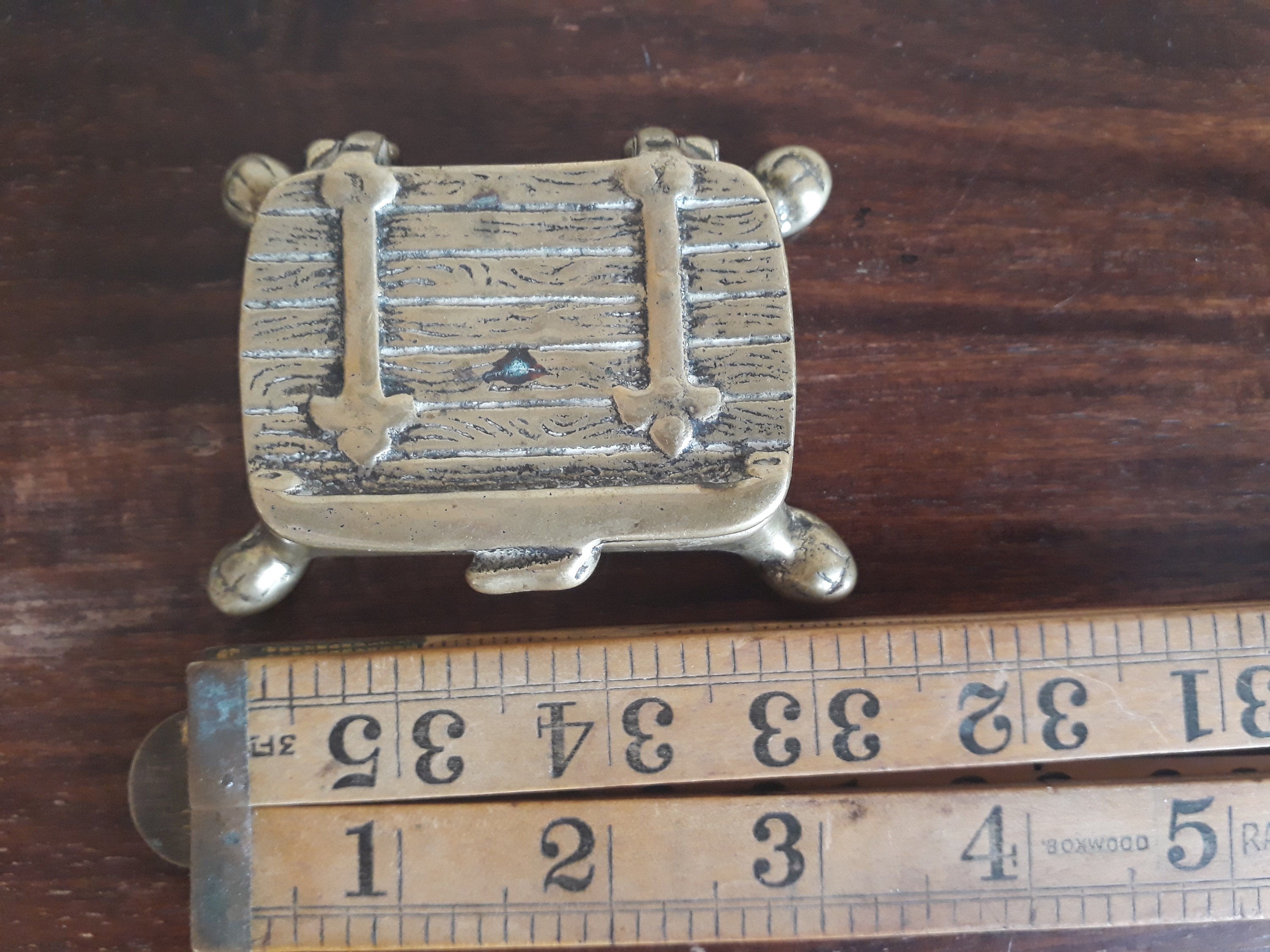 Vintage Solid Brass Box / Antique Jewellery Box / Collectable / Rare - Etsy
