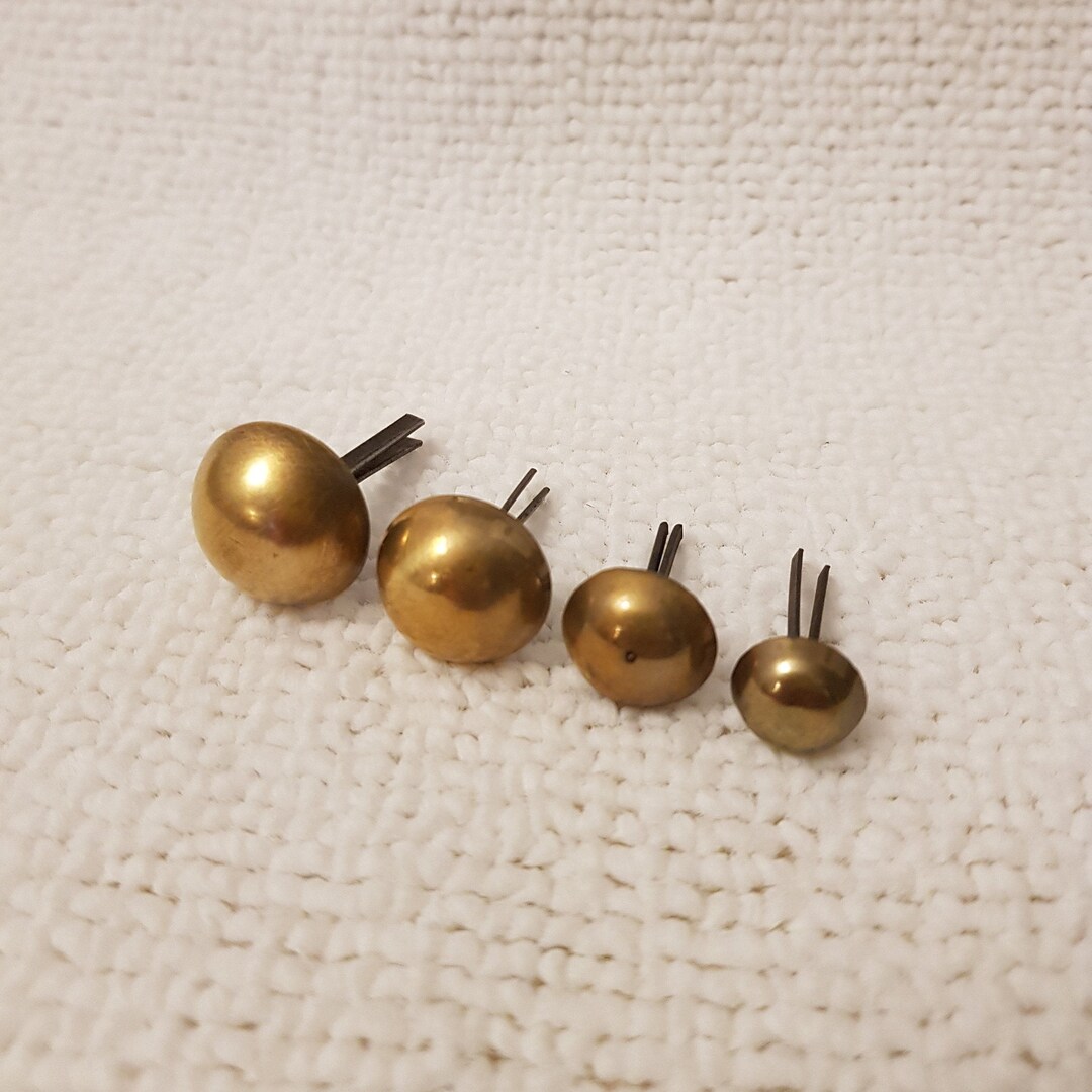 Vintage Brass Harness Studs Leather Products / Solid Brass Saddlery ...