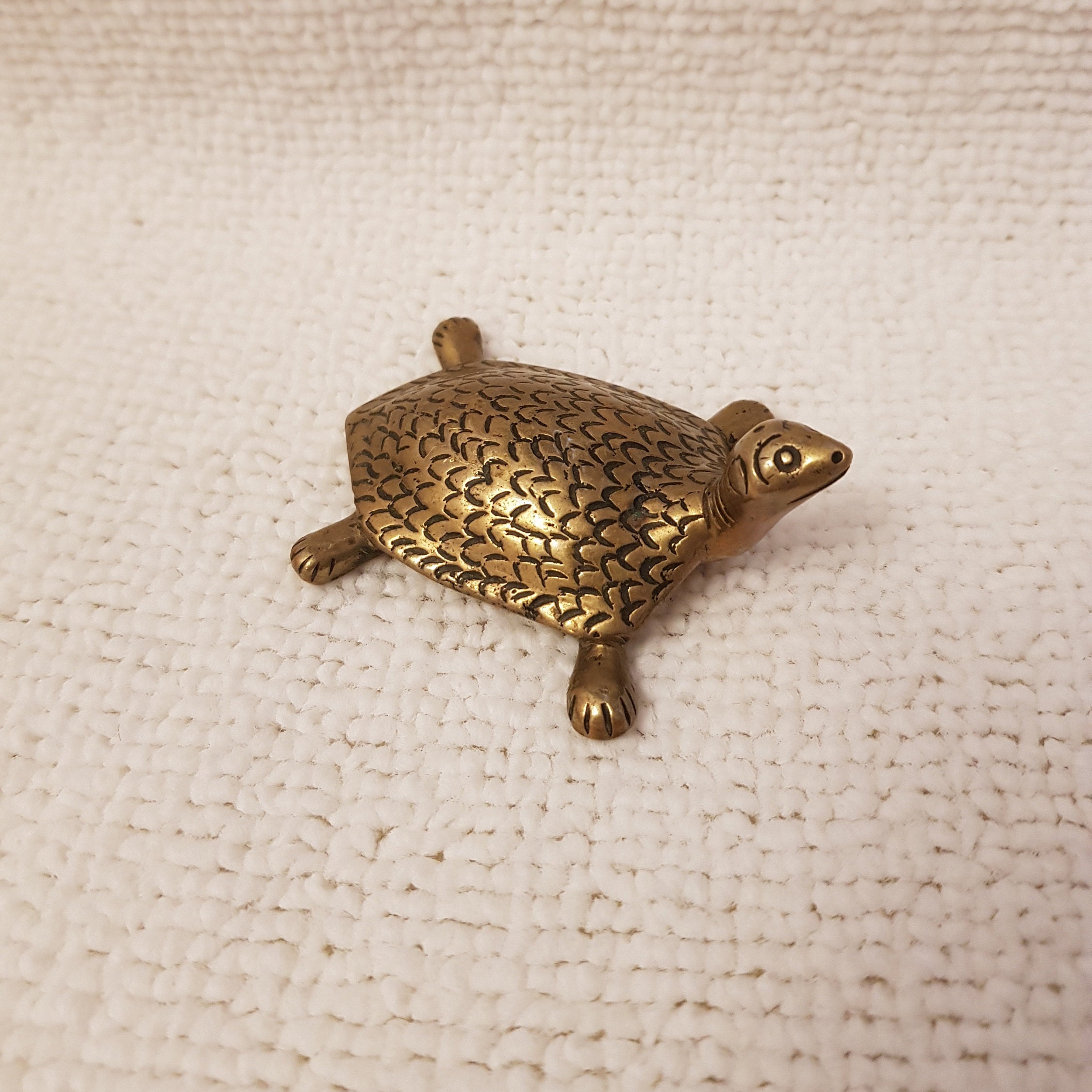 Vintage Brass Sea Turtle Figurine Retro Brass Tortoise Animal - Etsy