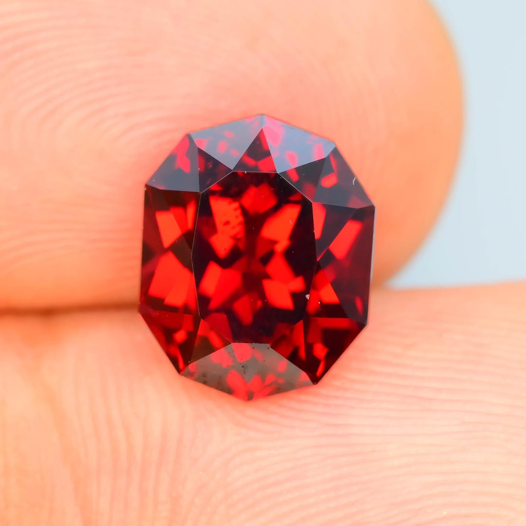 Precision Cut ,red Color ,gemstone for Jewelry Making,, Rhodolite ...