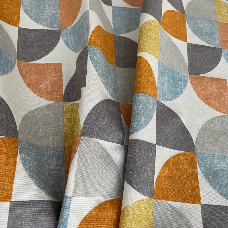 Geometric Curtains - Etsy