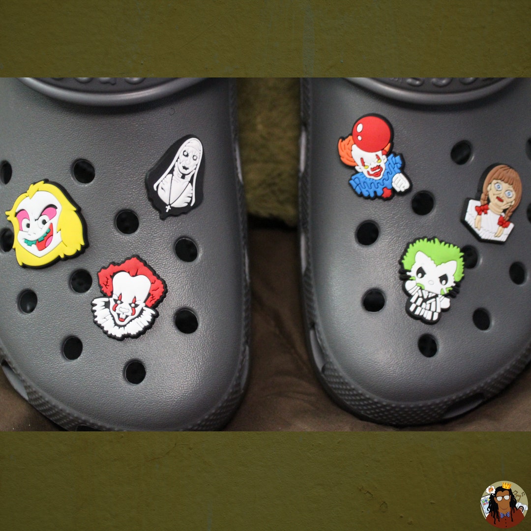 Paranormal Croc Charms - Horror Movie PVC Shoe Accessories - Etsy
