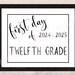 Hello 5th Grade 2024 2025 First Day of 5th Grade Back to School Sign ...