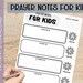 Prayer Notes for Kids, PDF Printable, Instant Download, Boys, Girls ...