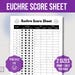 Euchre Score Sheet Template, Printable Euchre Score Sheet, Euchre Card ...