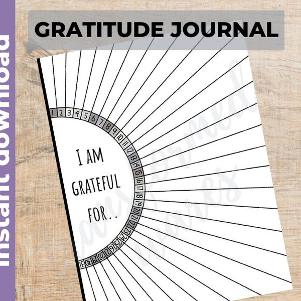 Gratitude Sunburst - Etsy