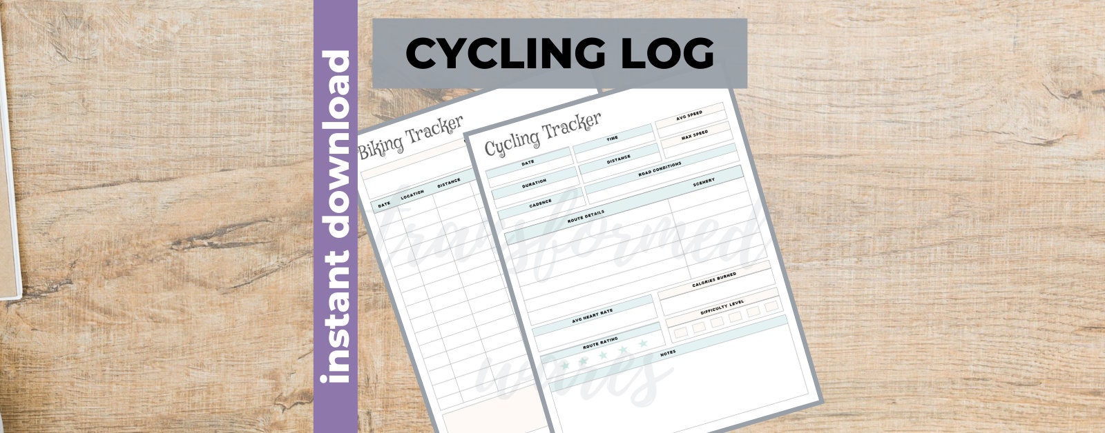 Cycling Log | Cycling Journal | Bicycle Planner | Dirt Bike Diary ...