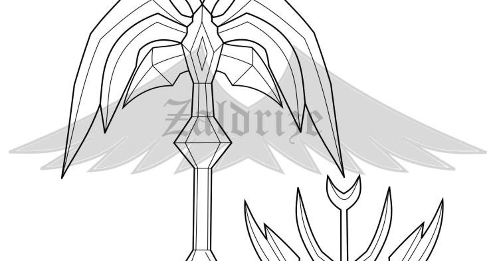 Arclight Vayne Crossbow Blueprint - Etsy