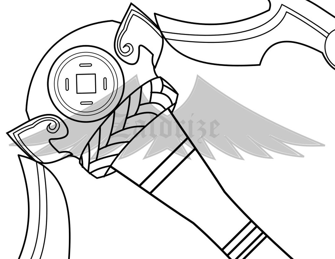 Firecracker Vayne - Weapons - Blueprint - Etsy