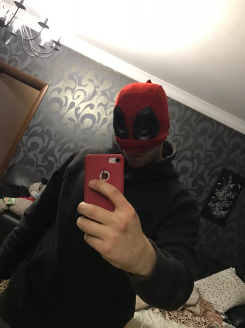Deadpool Half Shell Mask Cosplay Marvel movie Version | Etsy