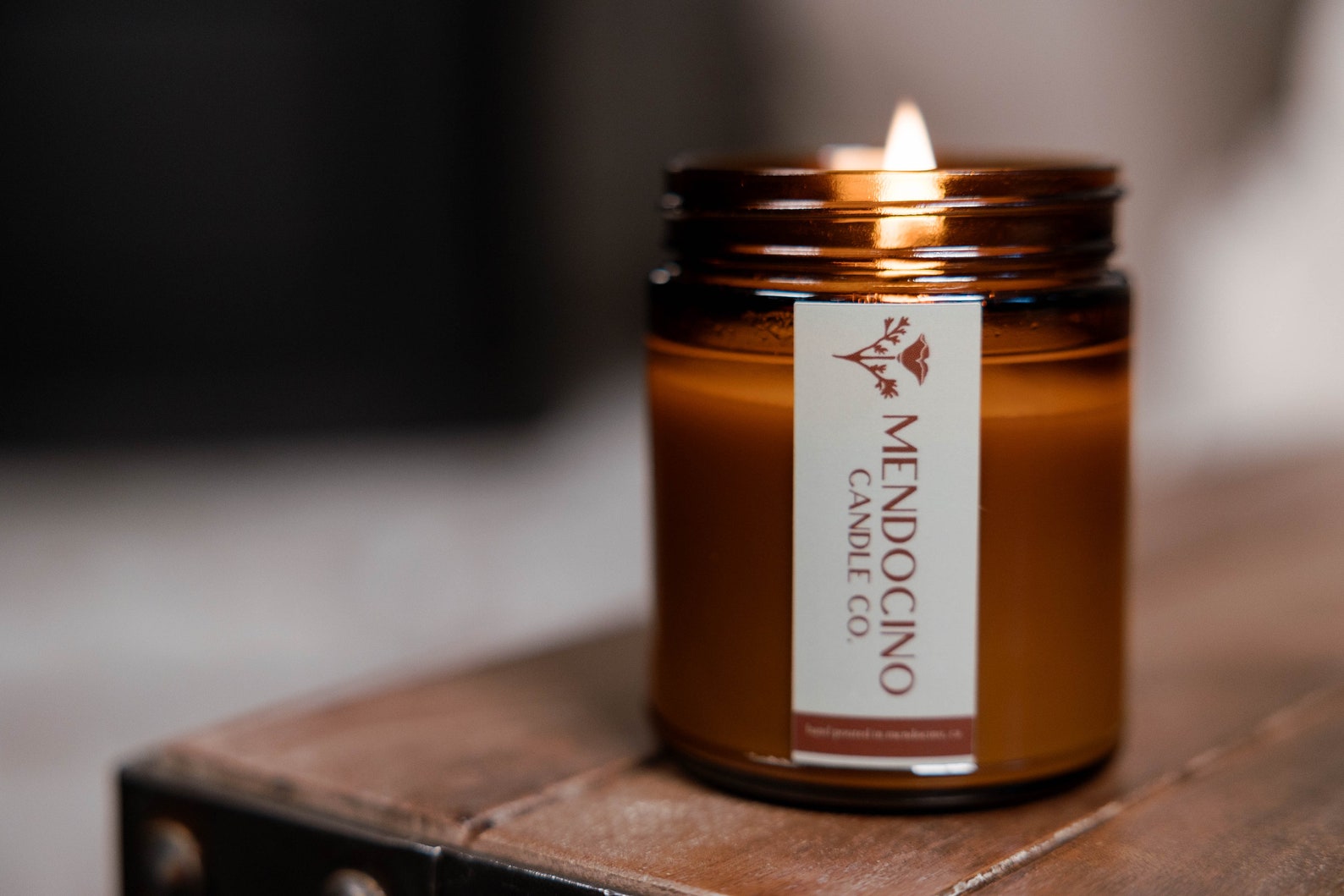 8 Oz. "orange Blossom" All Natural Hand Poured Soy Wax Scented Candle ...