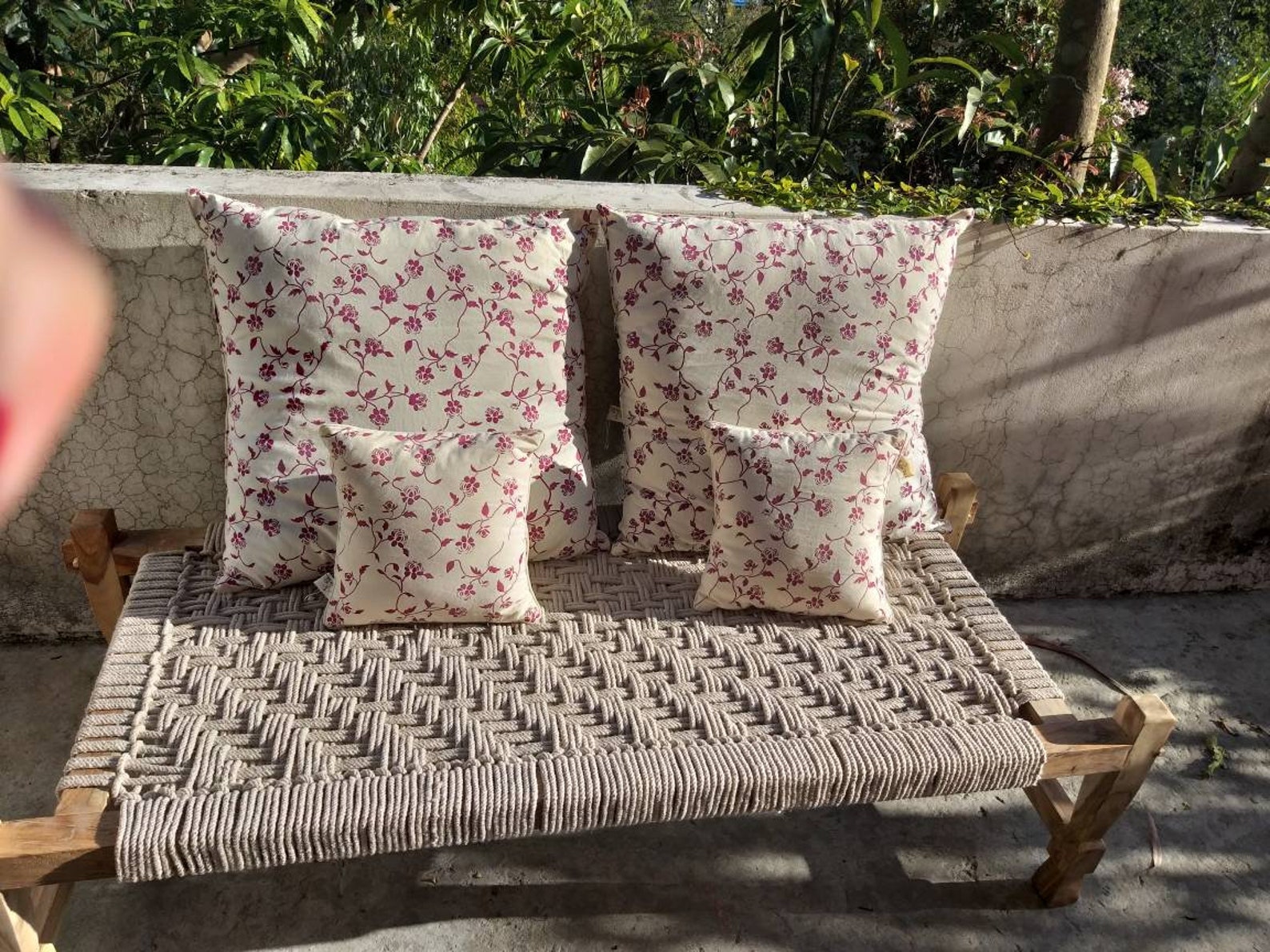 Charpoy.bench 100% Hand Made.indian Style Hand-knitted Charpoy.day Bed ...